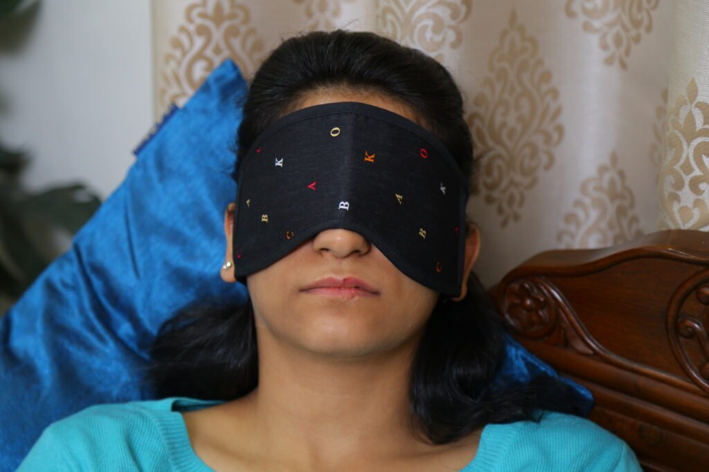 Bamboo Charcoal Eye Protector- Comfortable Night Blindfold for Women ...